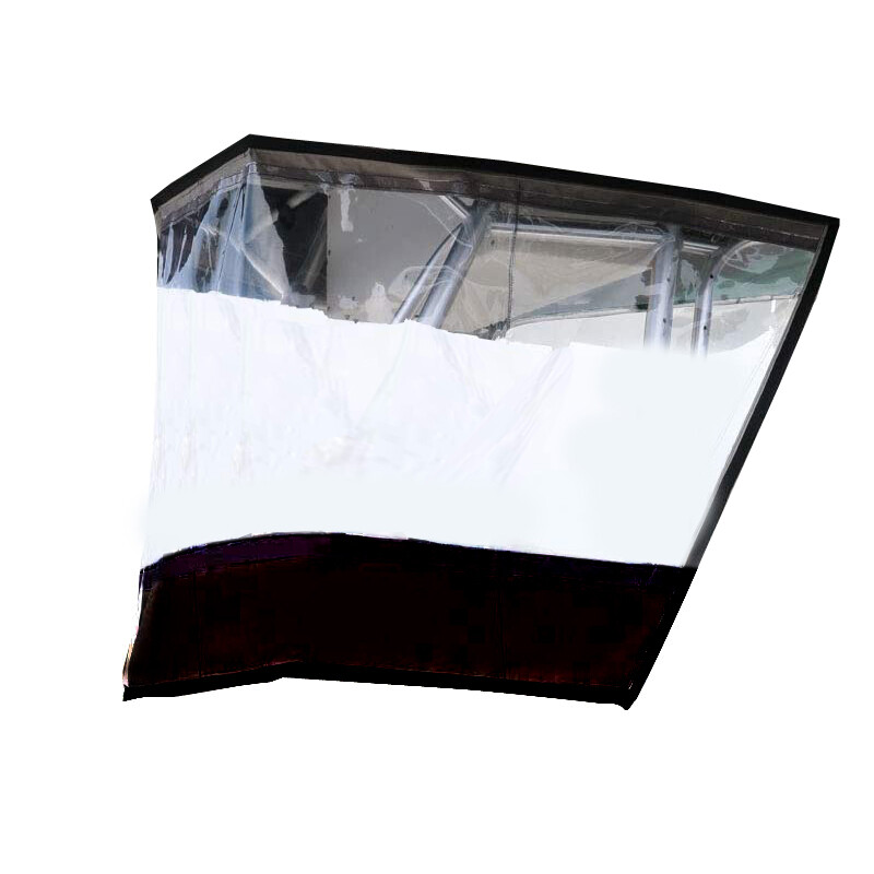 Clear Hood for Boat Marine Console up to 700mm T-Top Spray Shield Easy ...