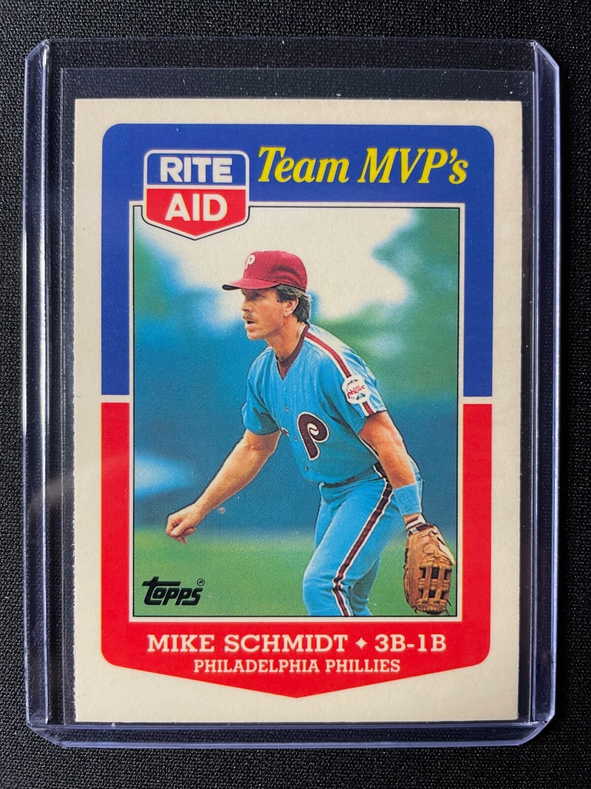 1988 Topps Rite Aid Team MVP's Mike Schmidt #8 of 33 Phillies!!! | eBay