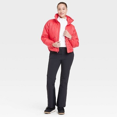 Women's 3M Thinsulate Packable Puffer Jacket - All in Motion Coral Red ...