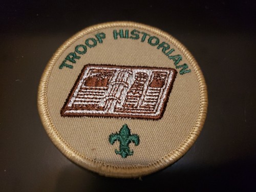 Boy Scouts America BSA TROOP HISTORIAN PATCH | eBay