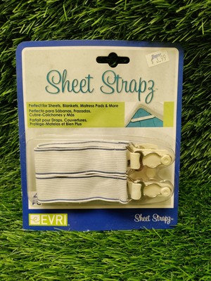 Evri Bed Sheet Strape Grippers, Adjustable Sheet Suspenders Secure ...