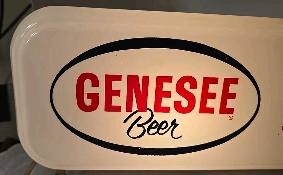 Vtg Genesee Beer Light Sign American Sign Advertising Plastic Metal ...
