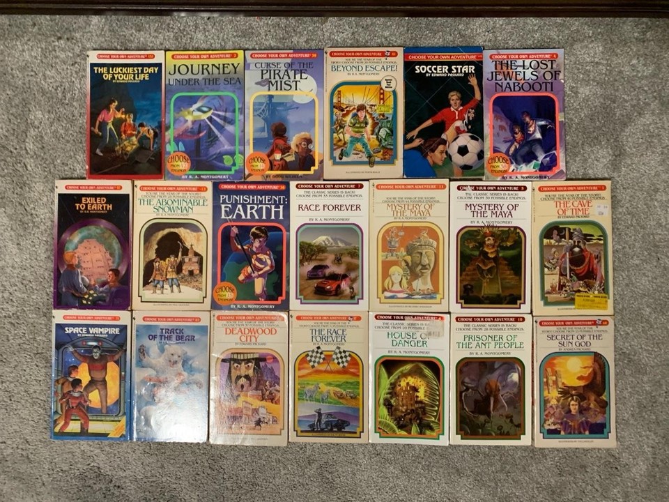 Lot of 20 Choose Your Own Adventure The Cave of Time | eBay