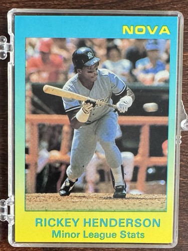 Rickey Henderson 1988-89 Star Nova 9 Card Set Print Run 500 | eBay