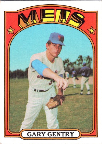 1972 Topps Gary Gentry #105 New York Mets Vintage Baseball Card EX-EXMT ...