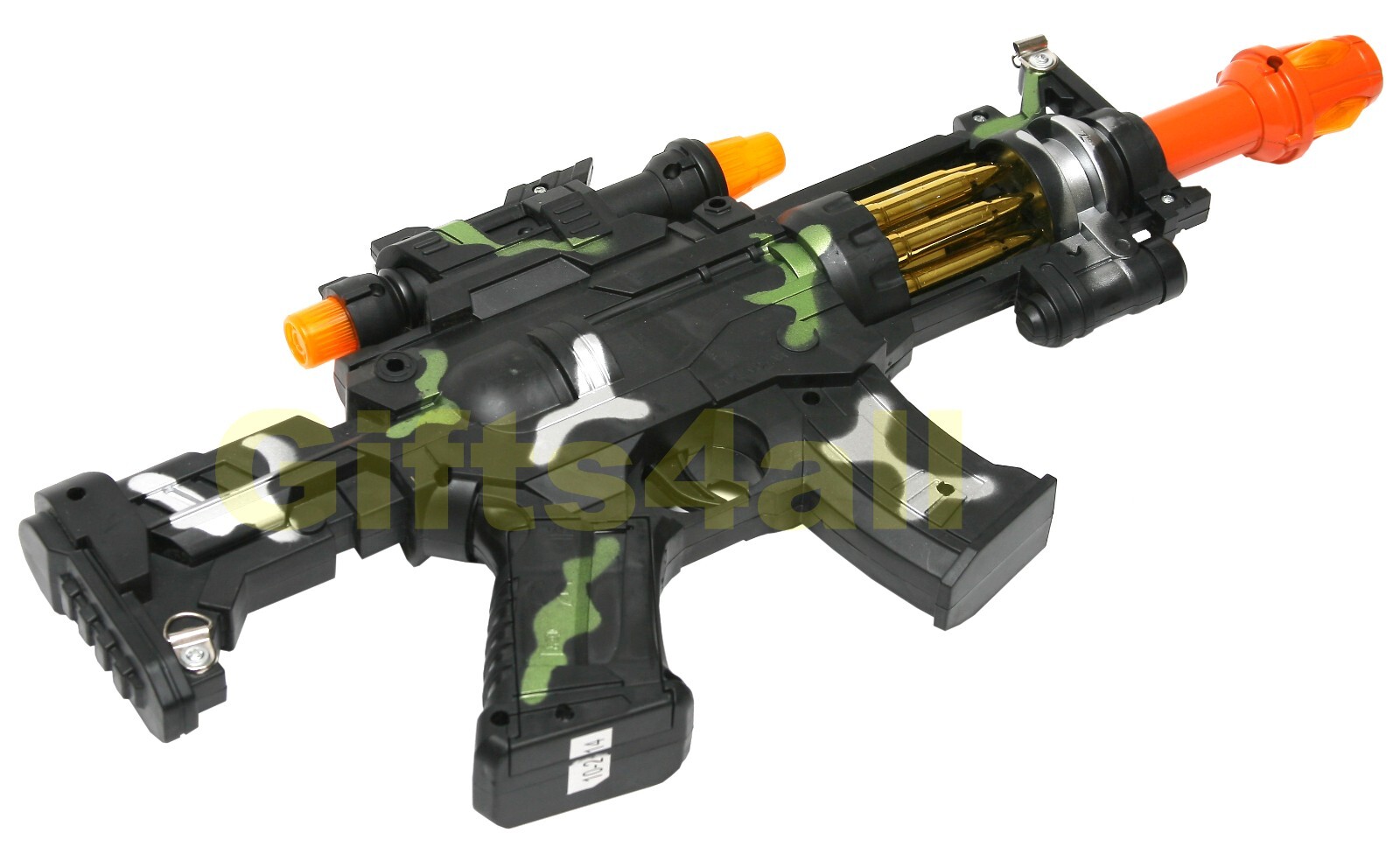 Machine Gun Toy Robust Rifle Assault FX Realistic Loud Sounds & Lights ...
