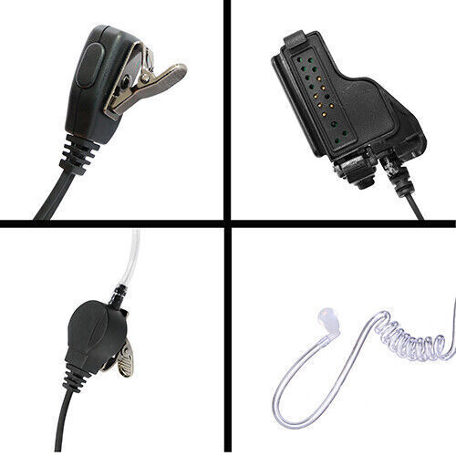 Surveillance Earpiece W/Mic PTT for HT1000 XTS1500 XTS2500 XTS3000 ...