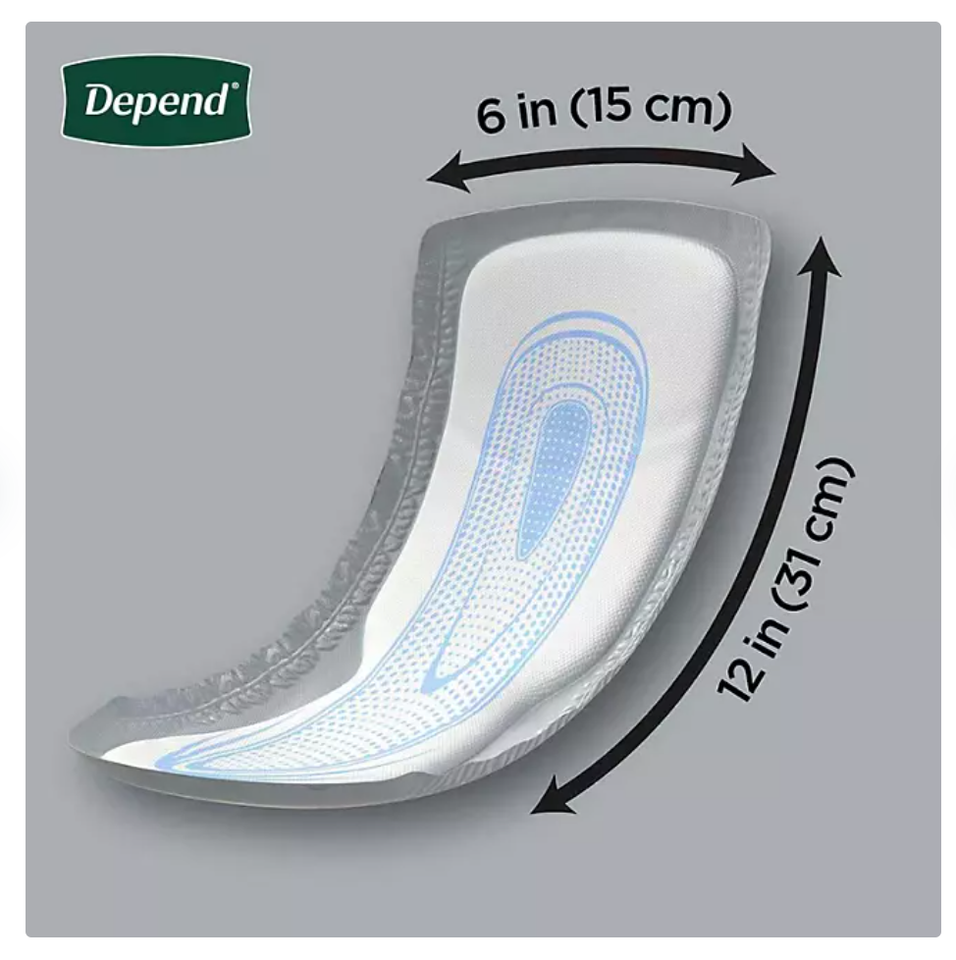 Depend Super Absorbent Incontinence Guards for Men, Maximum Absorbency ...