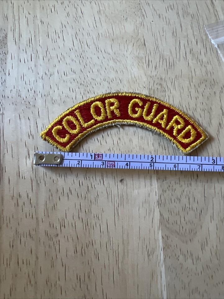Vintage Red And Yellow Color Guard Patch | eBay