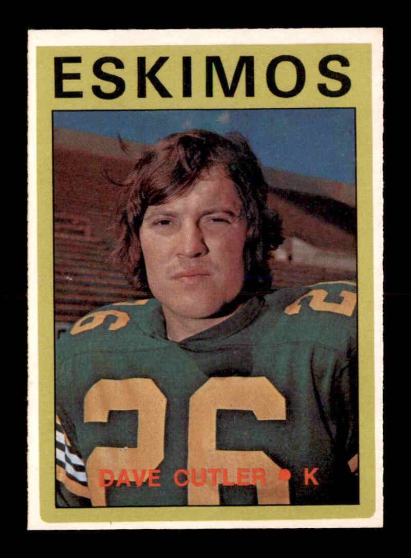 1972 O-Pee-Chee CFL #96 Dave Cutler NM X2901616 | eBay