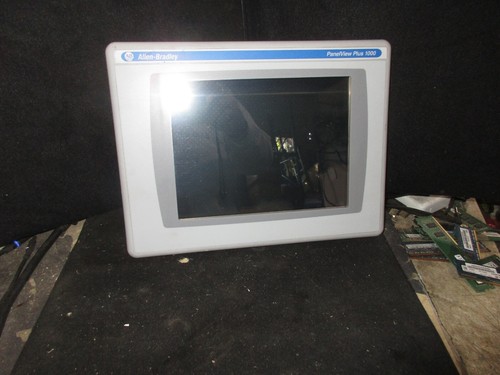 ALLEN BRADLEY PANELVIEW PLUS-1000 2711P-RDT10C SER-B w/2711P-RN6 RIO ...