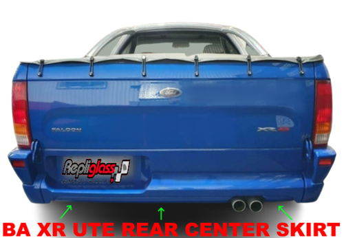 REAR LOWER CENTER BAR SKIRT SPOILER compatible for FORD FALCON BA UTE ...