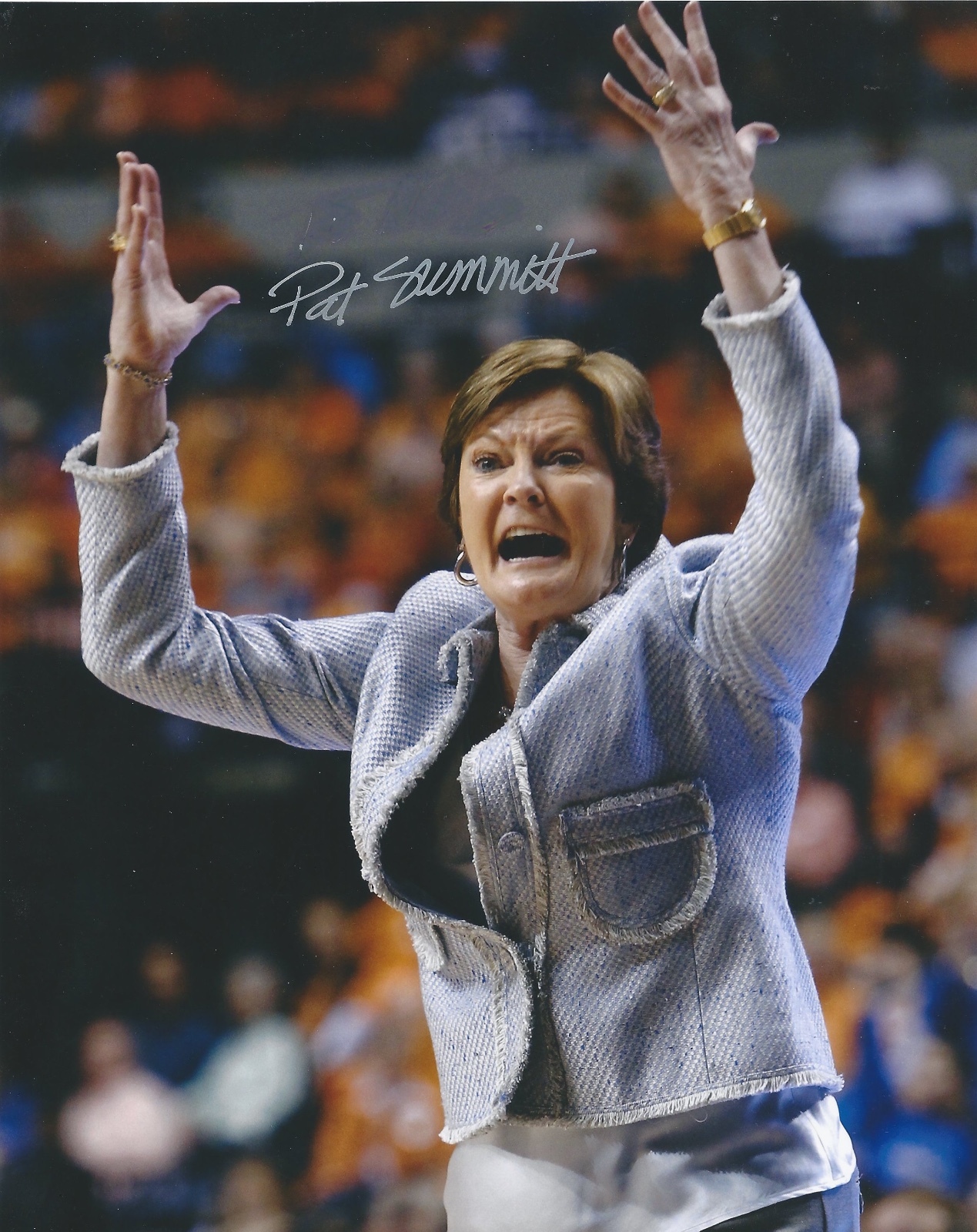 Pat Summitt Signed Autographed 8x10 Photo Tennessee Volunteers ...