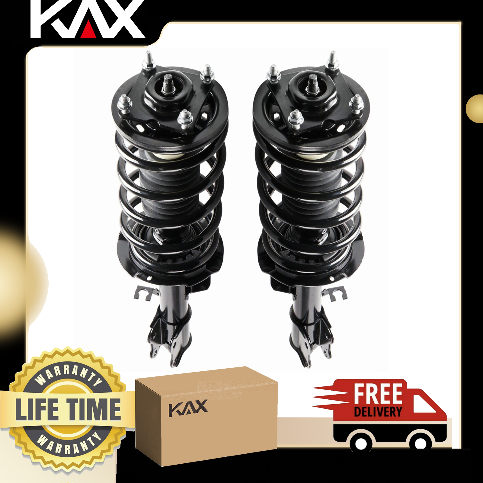 Pair Front Complete Shocks Struts For Ford Escape Mercury Mariner Mazda ...