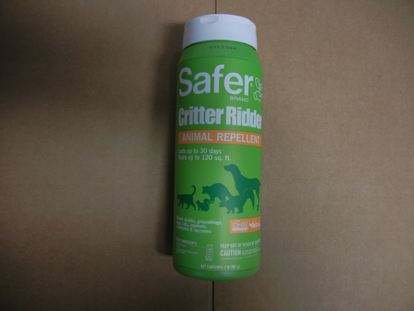 Safer Brand Critter Ridder Repels Skunks Squirrels Dogs Cats 2lb ...