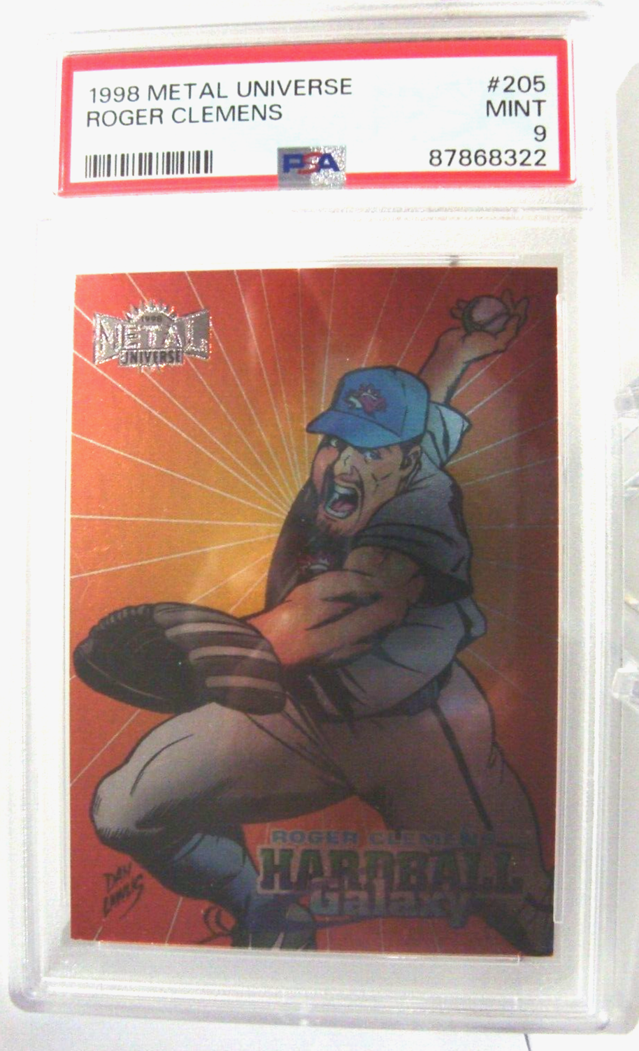 1998 Metal Universe - Hardball Galaxy #205 Roger Clemens for sale ...