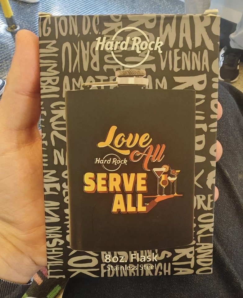 Hard Rock Flask And Hard Rock Hotel London City Pin | eBay