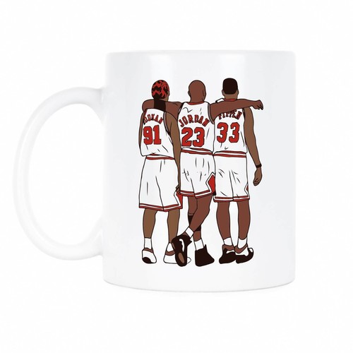 Jordan Pippen Rodman Jordan Mug Pippen Coffee Cup Rodman Mug Chicago ...
