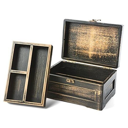 Wooden Stash Box with Rolling Tray Stash Box Combo to Organise Vintage ...