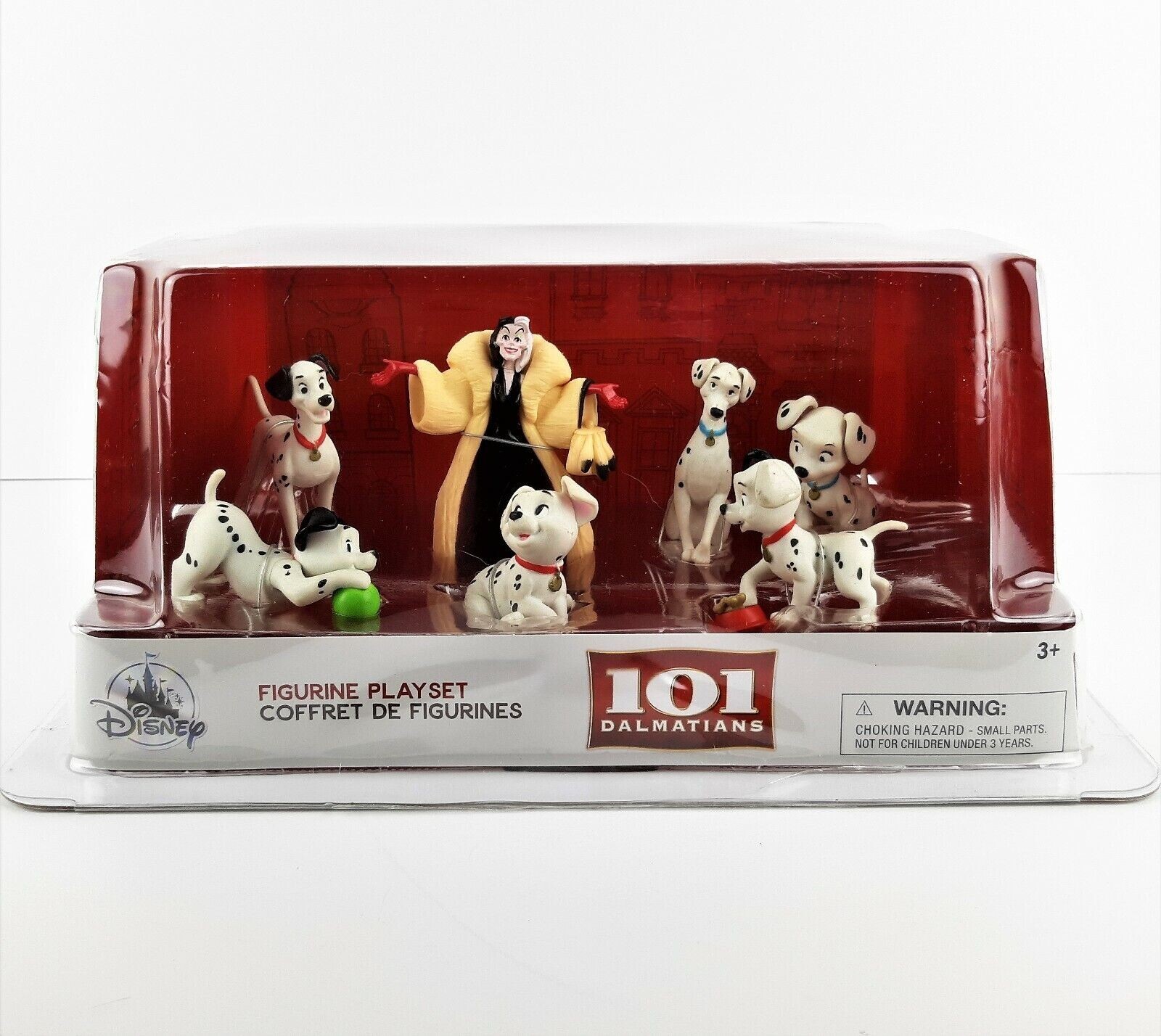 Disney 101 DALMATIANS Figurine Set 7 Mini Figures Puppies Cake Toppers ...