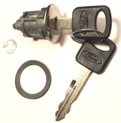 NEW FORD LINCOLN OEM Single Trunk/Tailgate Key Lock Cylinder W/2 OEM ...