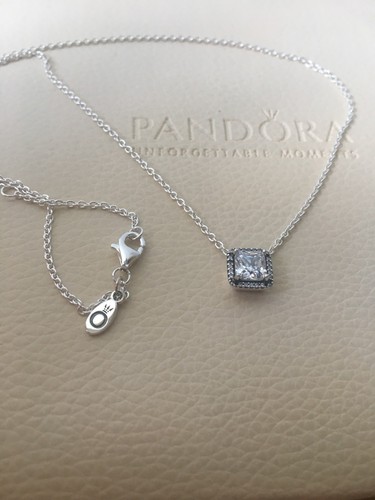 Authentic Genuine Pandora Silver Timeless Elegance Necklace 45cm ...