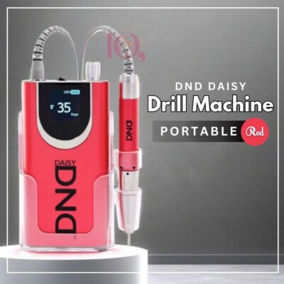 DND Daisy Portable Nail Drill Machine 35,000RPM Fast Charge | RED NIB ...
