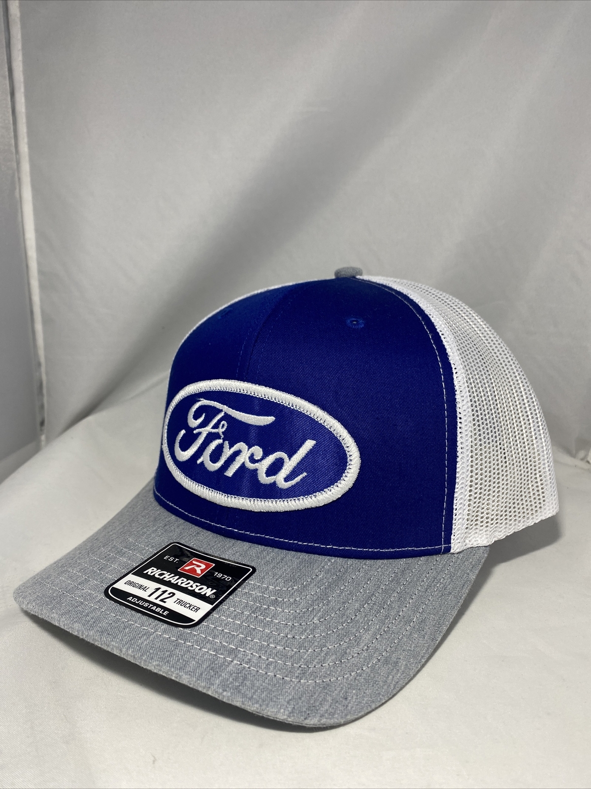 Ford Hat, Ford Vintage Trucker Hat, Ford Logo Patch on Mid-Crown ...