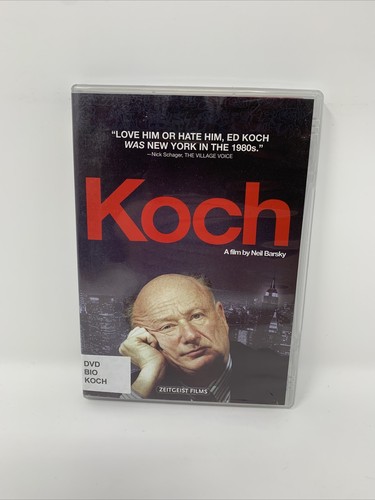 Koch (2013) DVD Ed Koch A Film By Neil Barsky Documentary Zeitgeist ...