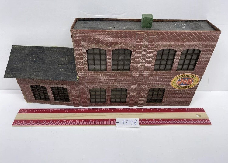 HO Unbranded Industrial Factory Building Front/Flat Warehouse For ...