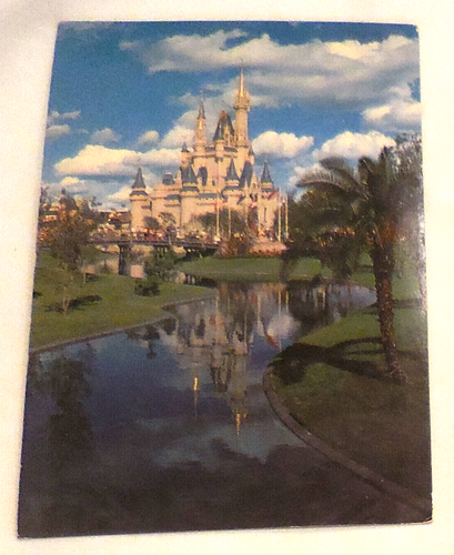 1972 Postmarked Walt Disney World Florida Cinderella Castle Postcard ...