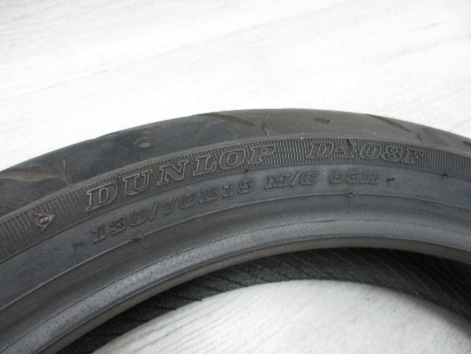 Harley Davidson Dunlop D408F Front Tire 130/80b17 M/c 65h for sale ...
