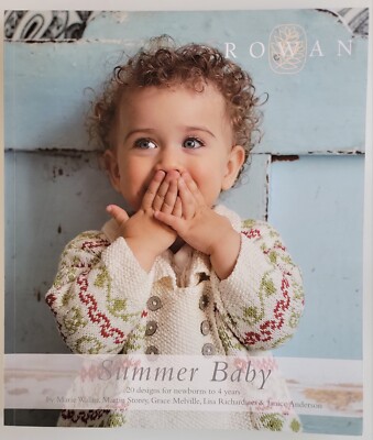 Rowan Summer Baby 20 designs for newborns to 4 years Knitting Pattern ...