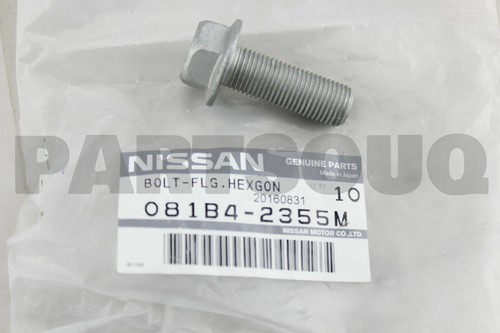 081B42355M Genuine Nissan BOLT-FLG,HEXGON 081B4-2355M | eBay