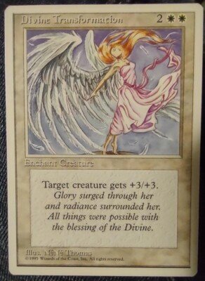 Divine Transformation Uncommon 4th Edition 1995 Magic The Gathering MTG ...