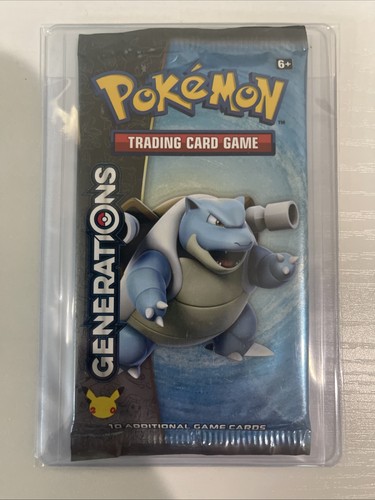 Pokemon Cards Generations Booster Pack (Blastoise Cover Art Artwork 10 ...