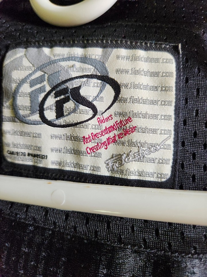 Black Fieldsheer Protector Padded MENS XS Motorcycle Jacket Mesh ...