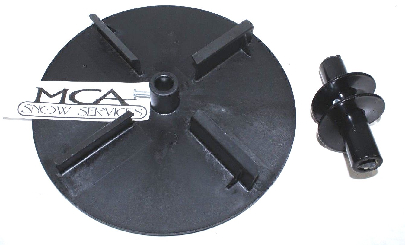 SNOWEX SPINNER POLY 10" with PIN & AUGER D6750 D6121 75618 D6122 D6075 ...