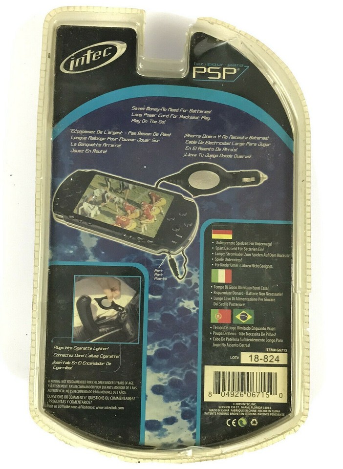 Intec PSP Playstation Car Adapter | eBay