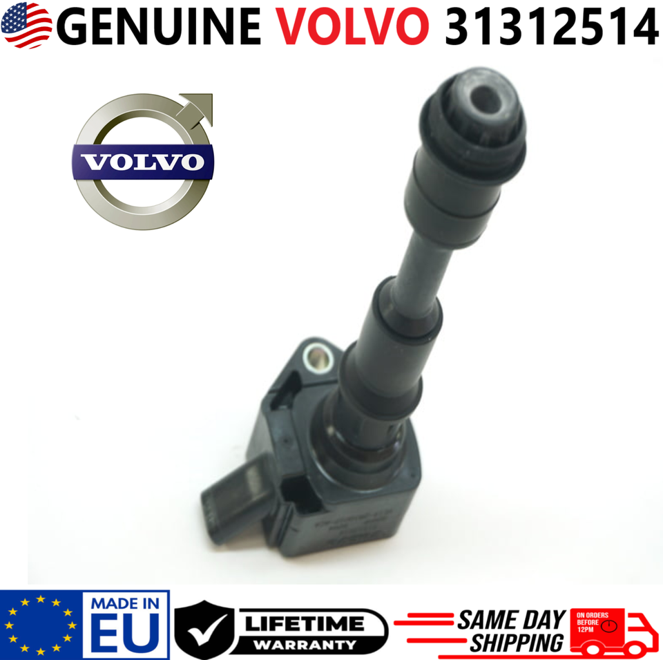 OEM GENUINE VOLVO x4 Ignition Coils For 2015-2019 Volvo 2.0L I4 ...