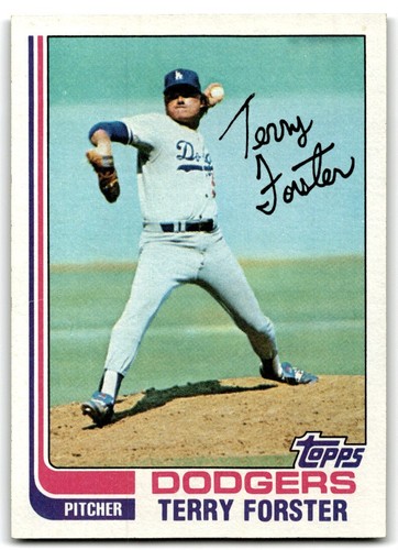 1982 Topps Terry Forster Los Angeles Dodgers #444 | eBay