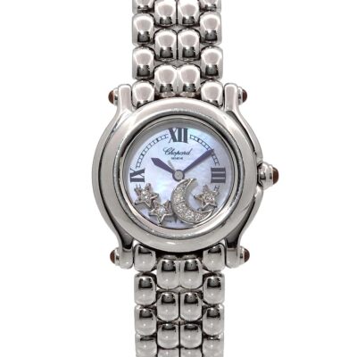Chopard Happy Sport 27/8250-30 4P Diamond White Shell Dial Ladies ...
