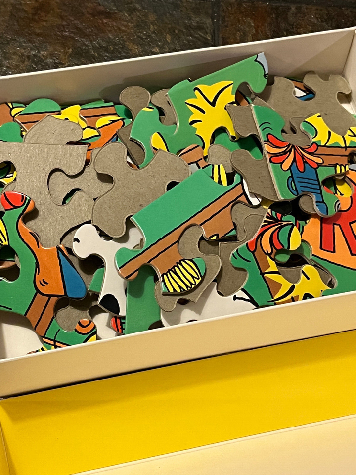 Vintage Springbok Hallmark Peanuts SNOOPY WOODSTOCK 48-pc Puzzle, RAH ...