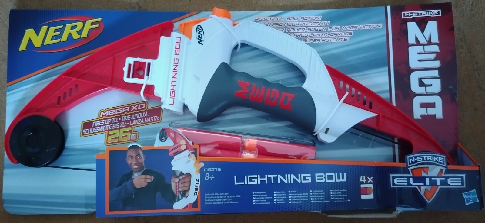 Nerf MEGA Lightning Bow Blaster N-Strike Elite NEW RARE | eBay