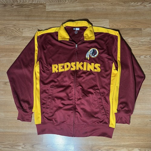 NFL Team Washington Redskins Full Zip Activewear Track Jacket Retro Y2K ...