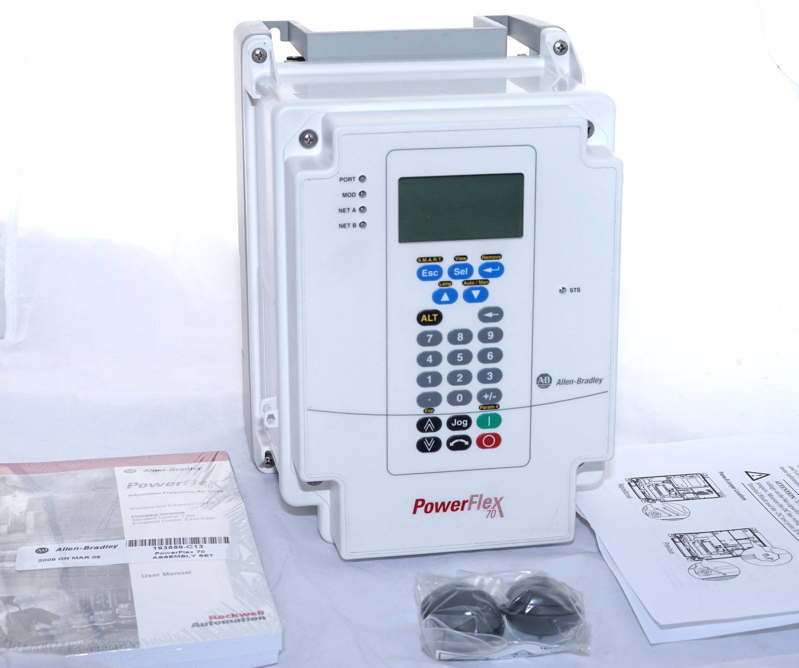 Allen Bradley PowerFlex70 0.37kW 0.5hp VSD Variable Speed AC Drive for ...