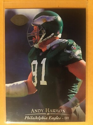 1995 Upper Deck Electric Silver Eagles Andy Harmon Football Card #202 ...