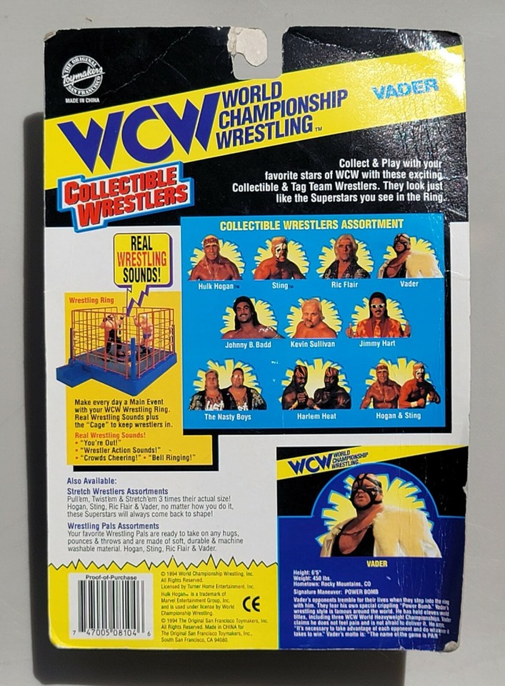 wwe wwf ljn hasbro wrestling superstars vader wrestling figure | eBay