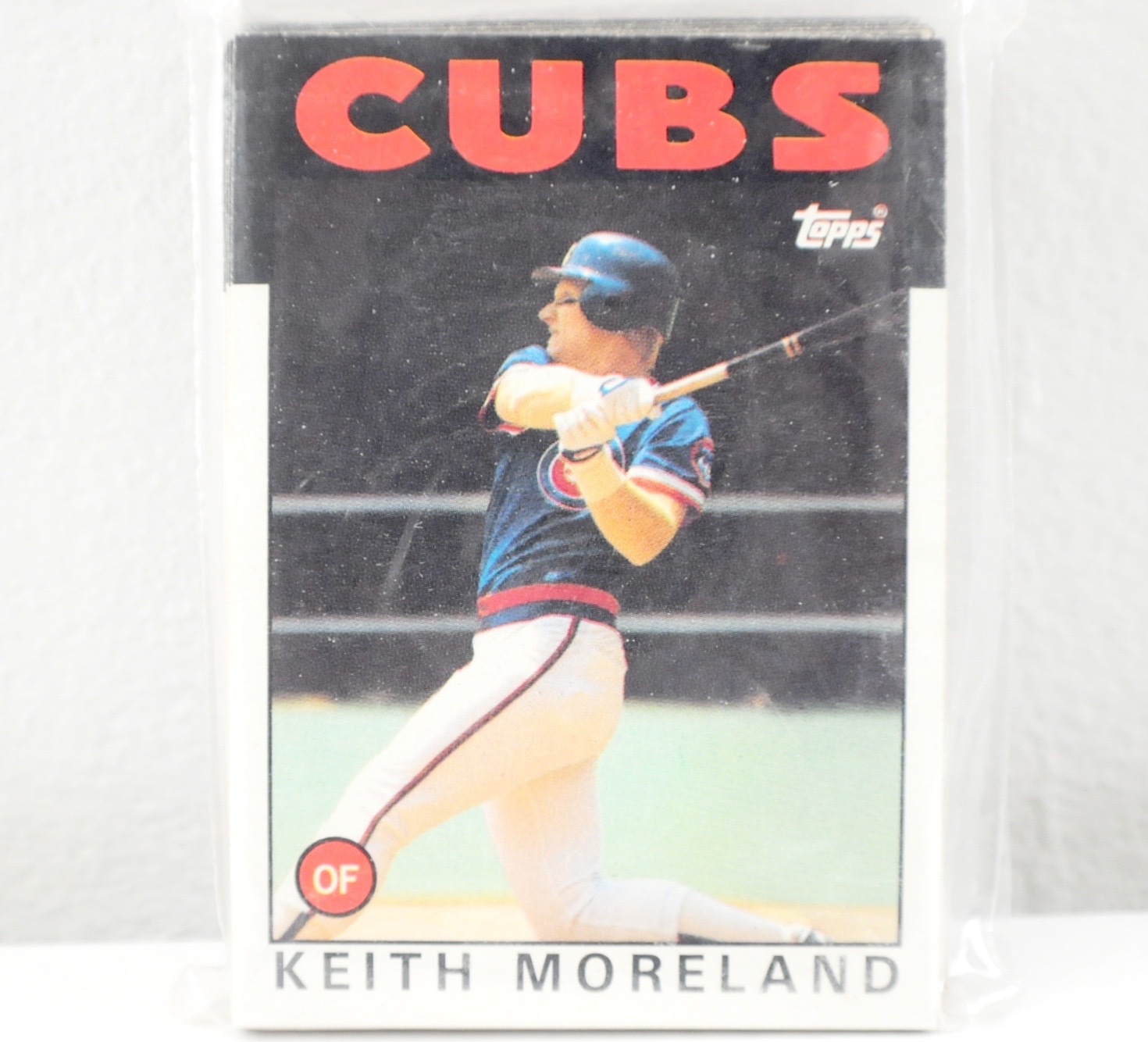 1986 Chicago Cubs Topps Keith Moreland Baseball Cards 25 Pk.!! | eBay