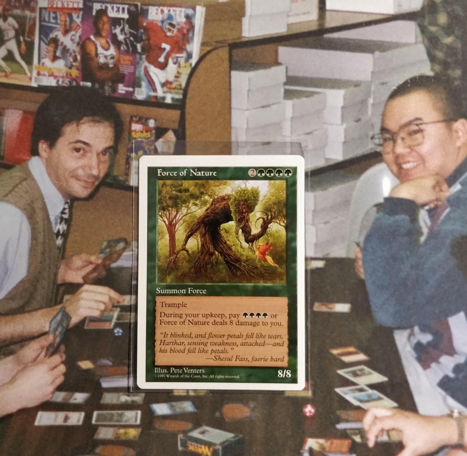 Magic MTG 5th Edition Force of Nature Mint Nr Mint Rare High Grade | eBay